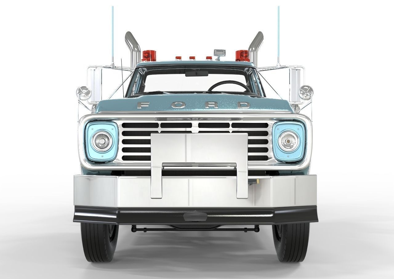 Generic Truck F-750 1978 Extended Cab 3D model | CGTrader