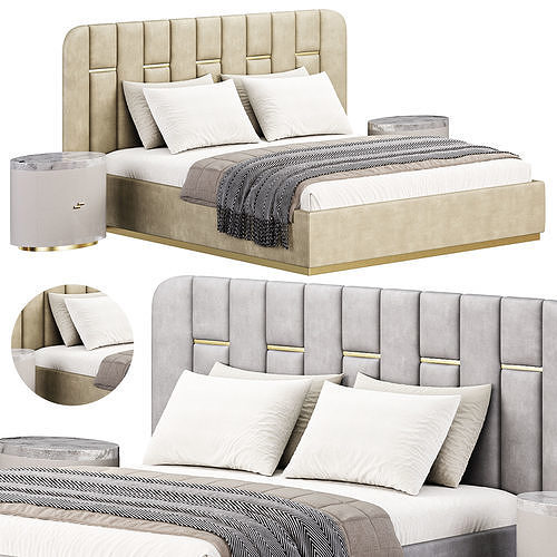 Victoria bed by Rugiano 3D model | CGTrader