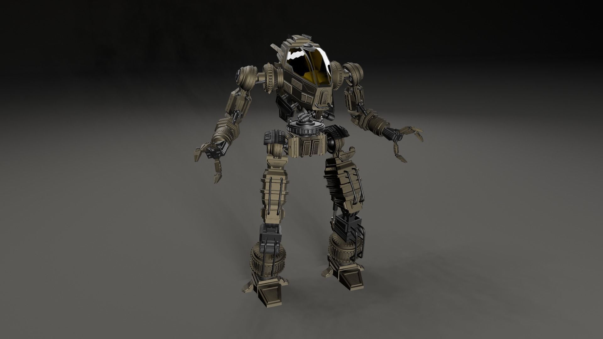 War Machine Robot free 3D model rigged | CGTrader