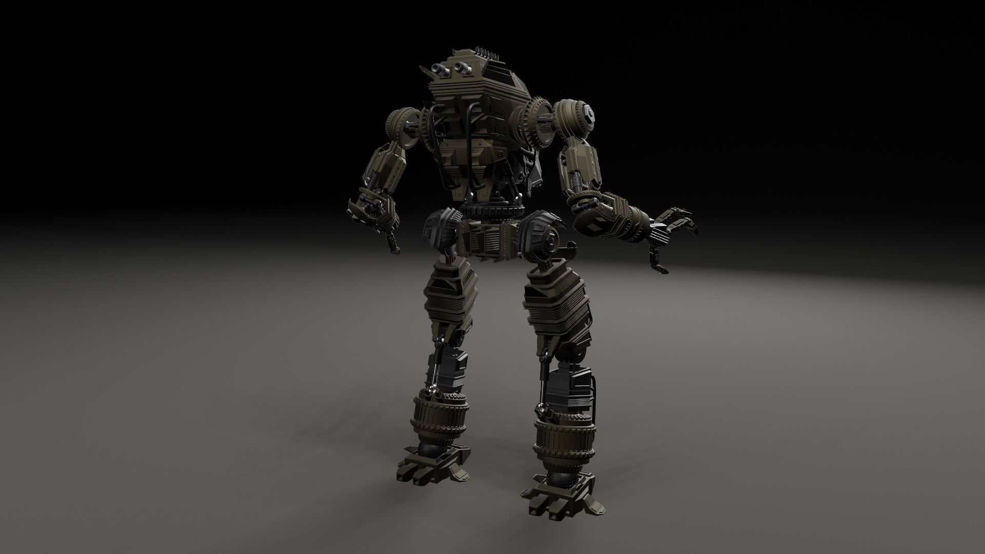 War Machine Robot free 3D model rigged | CGTrader