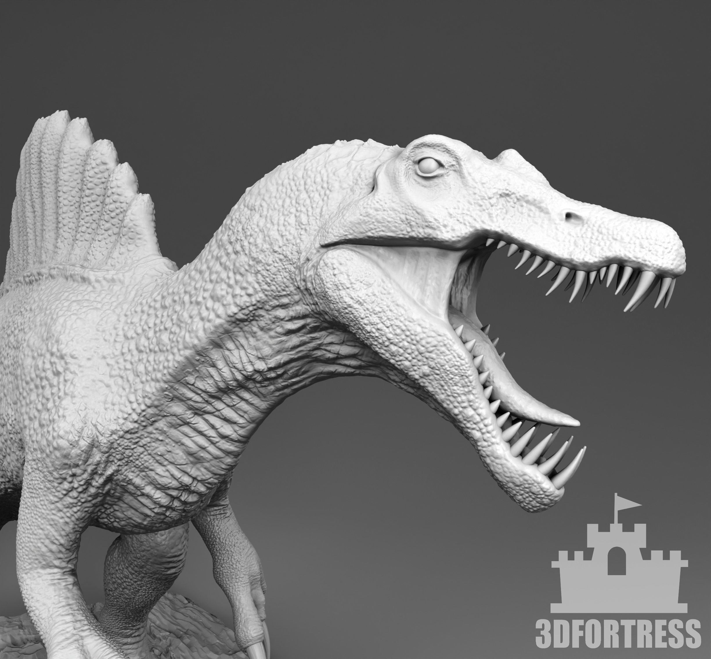 Spinosauridae 3D model 3D printable | CGTrader