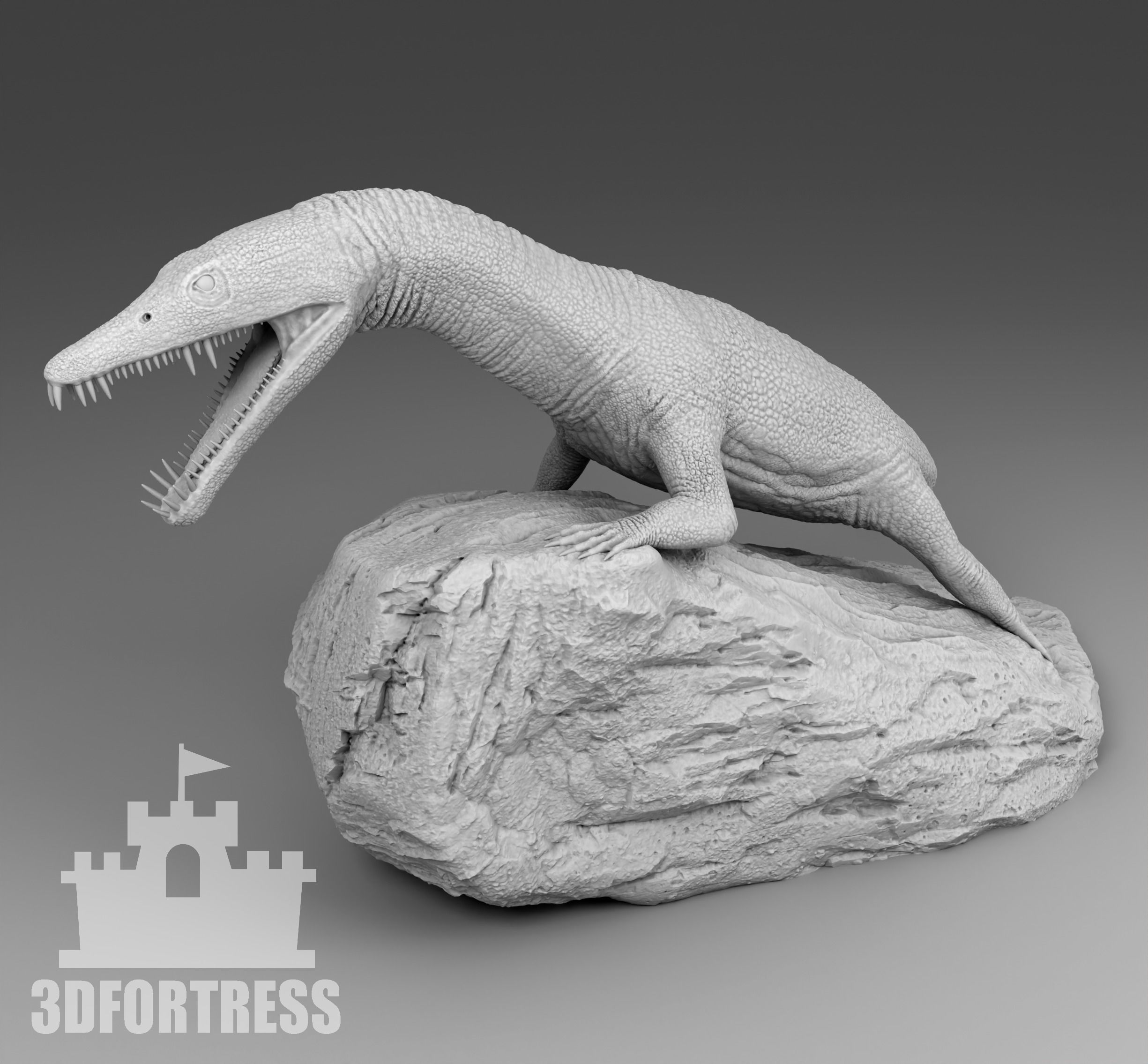 Nothosauridae 3D model 3D printable | CGTrader