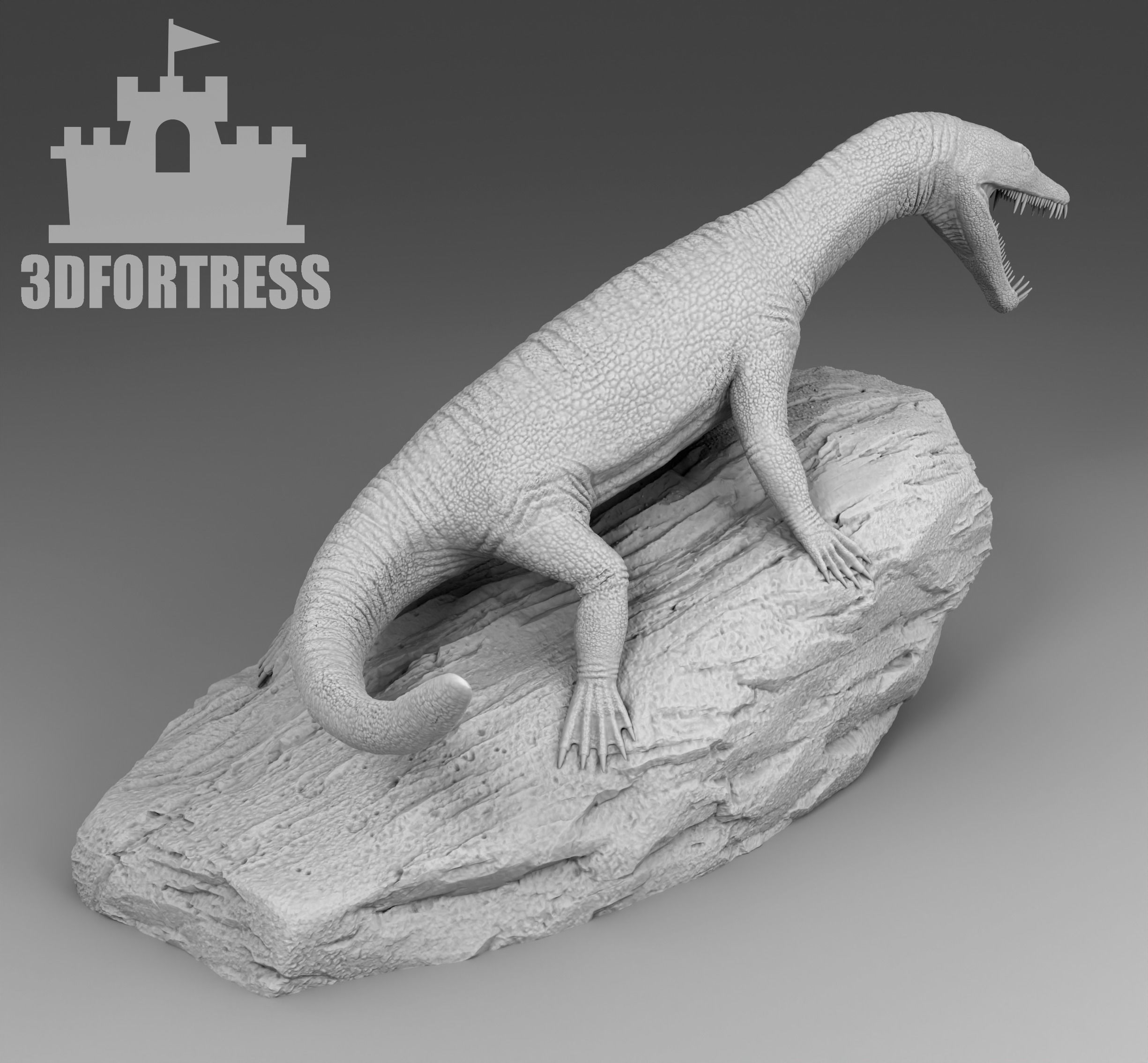 Nothosauridae 3D model 3D printable | CGTrader