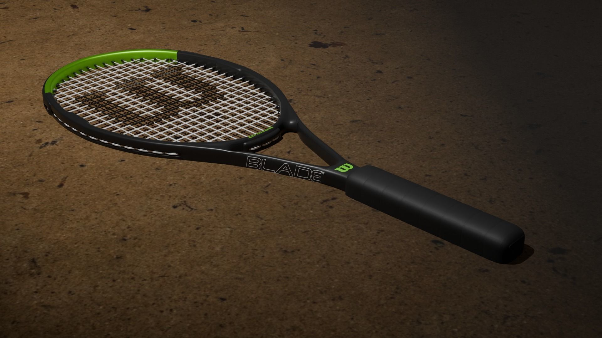3D model Wilson Blade Feel 103 tennis racket VR / AR / low-poly | CGTrader