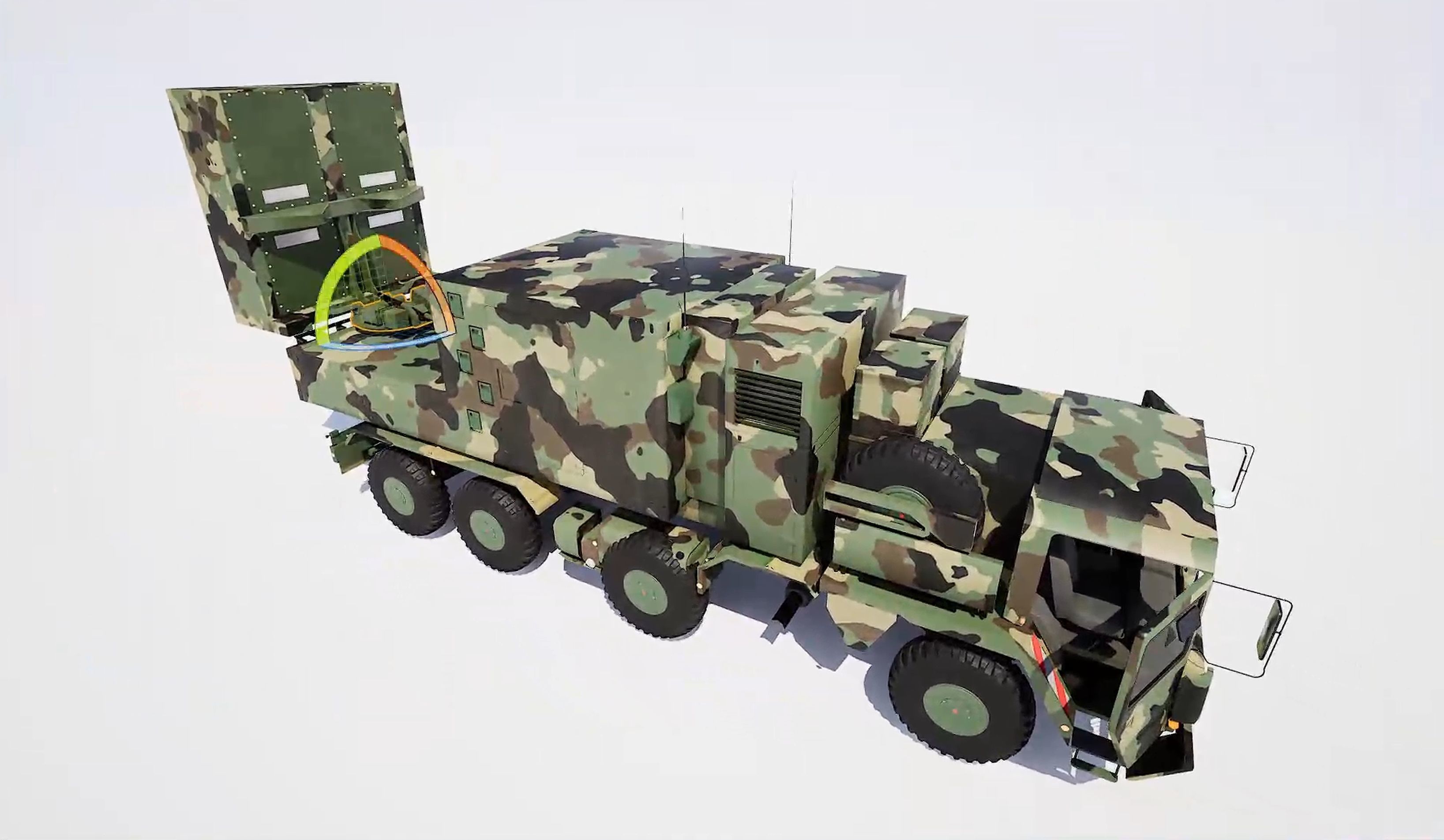 3D model COBRA Counter-Battery Radar VR / AR / low-poly | CGTrader