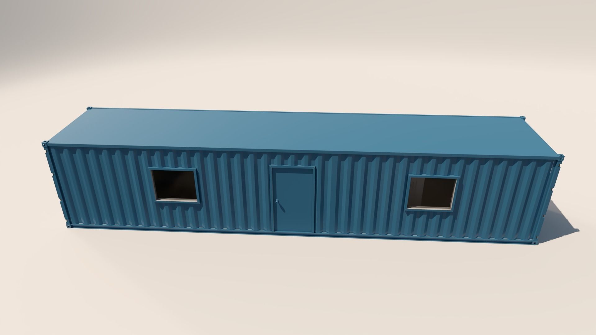 Shipping Container Office 3D model 3D model | CGTrader