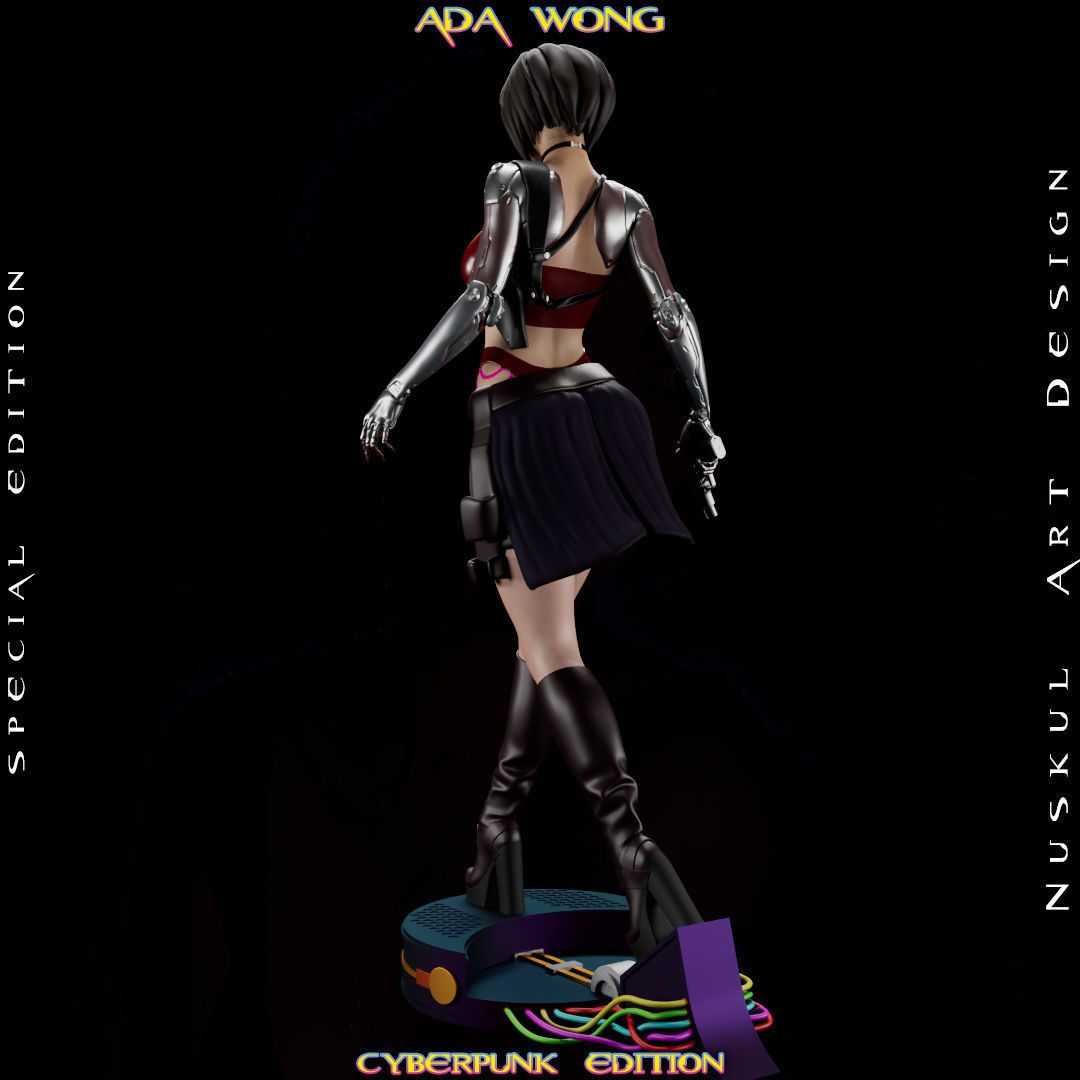 Ada Wong Cyberpunk Edition - Resident Evil COllectible 3D Print 3D ...
