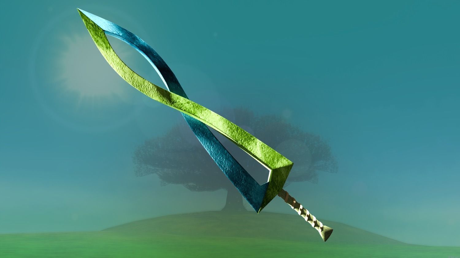 The Legend of Zelda Majoras Mask Fierce Deity Sword 3D model 3D ...