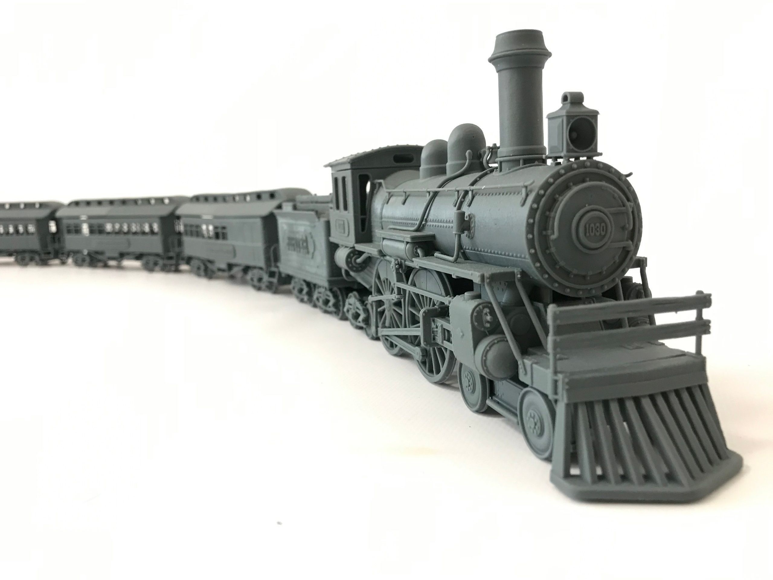 steam train remake 3D model 3D printable | CGTrader