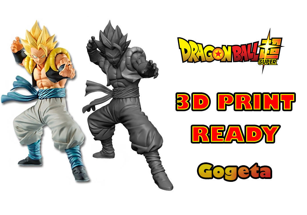 Gogeta Super Saiyan 3D model 3D printable | CGTrader