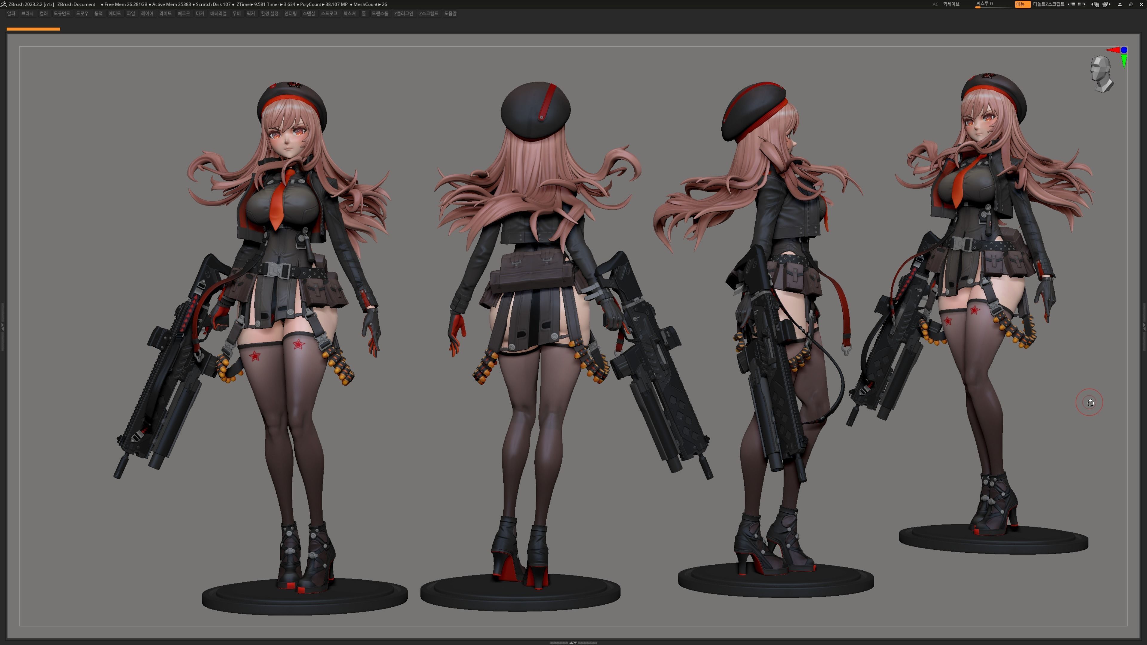 Goddess of Victory Nikke Rapi 3D model 3D printable | CGTrader