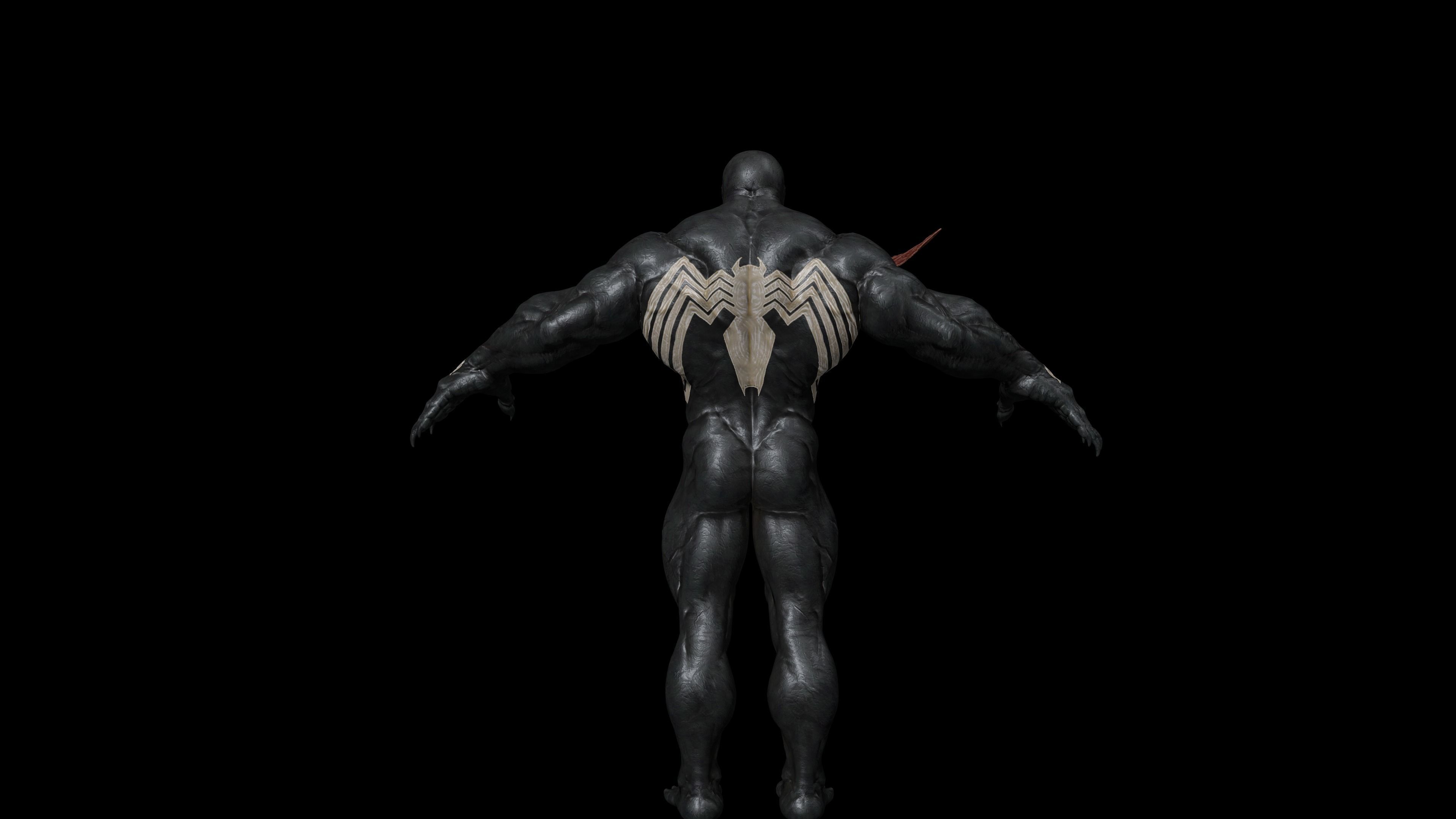 Venom from marvel midnight suns free 3D model rigged | CGTrader