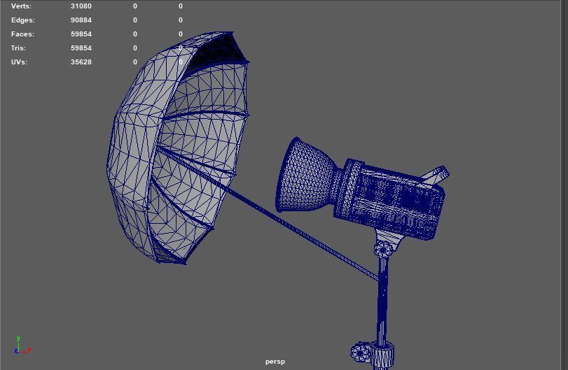 stage softbox 3D model animated | CGTrader