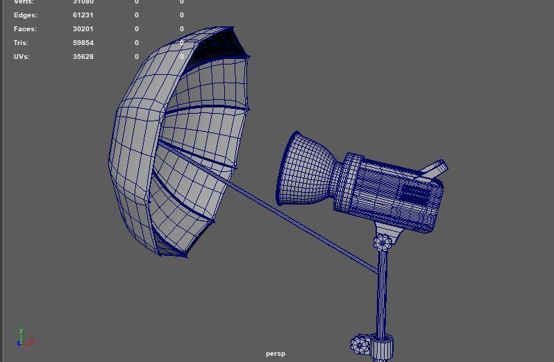 stage softbox 3D model animated | CGTrader