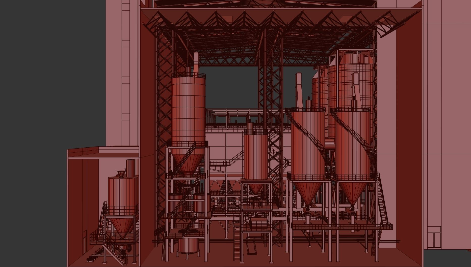 waste incineration plant 3D model | CGTrader
