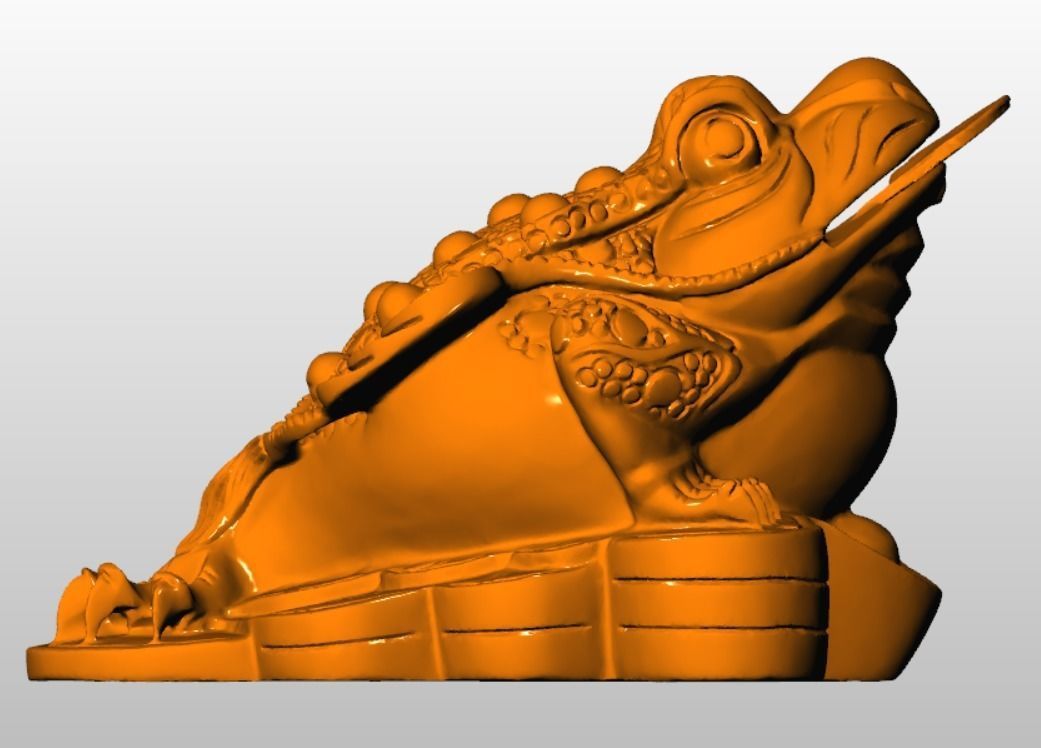 Feng shui money toad 2 free 3D model 3D printable | CGTrader