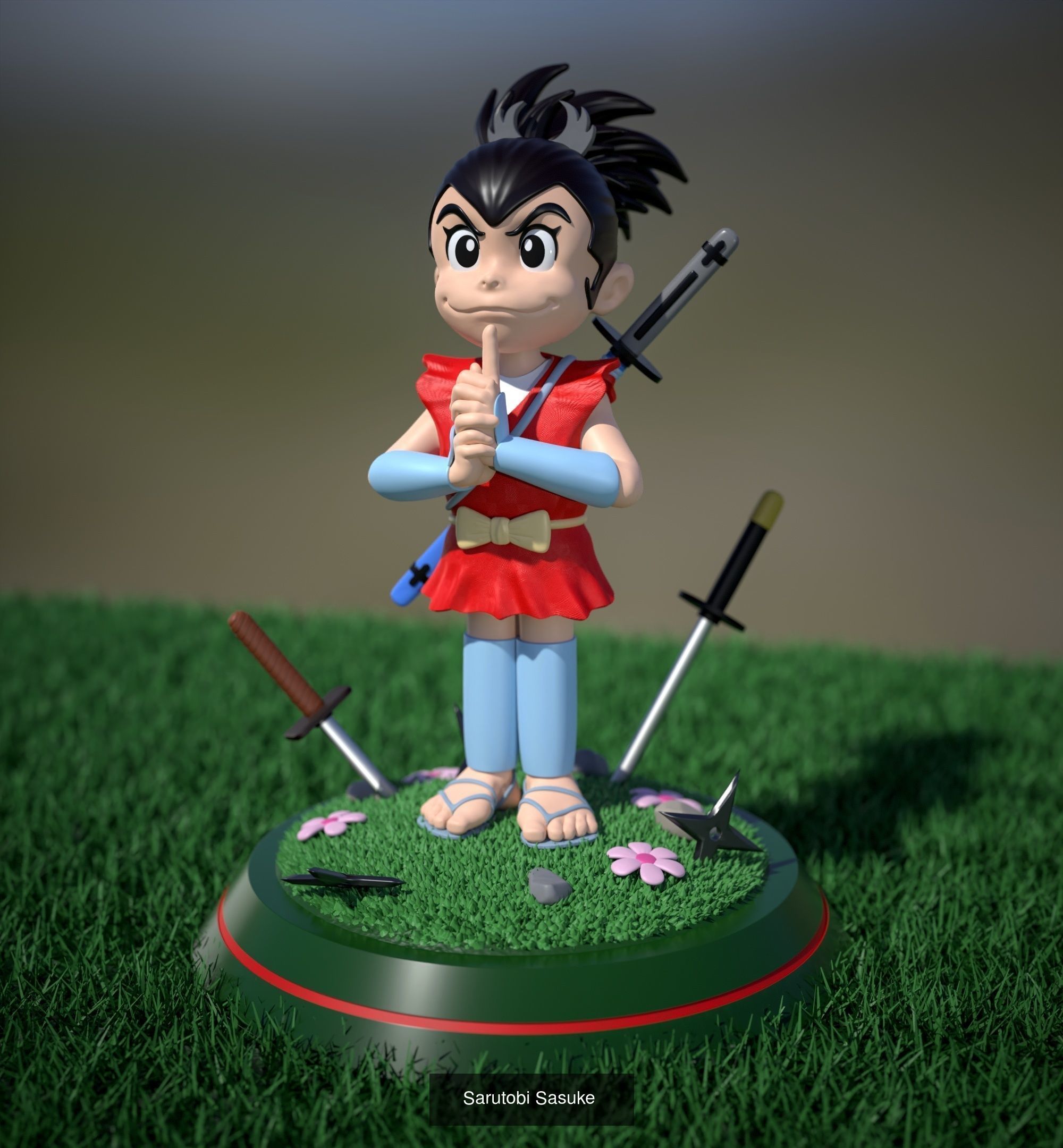 Old Anime and Cartoon characters 3D Model Collection 3D printable ...