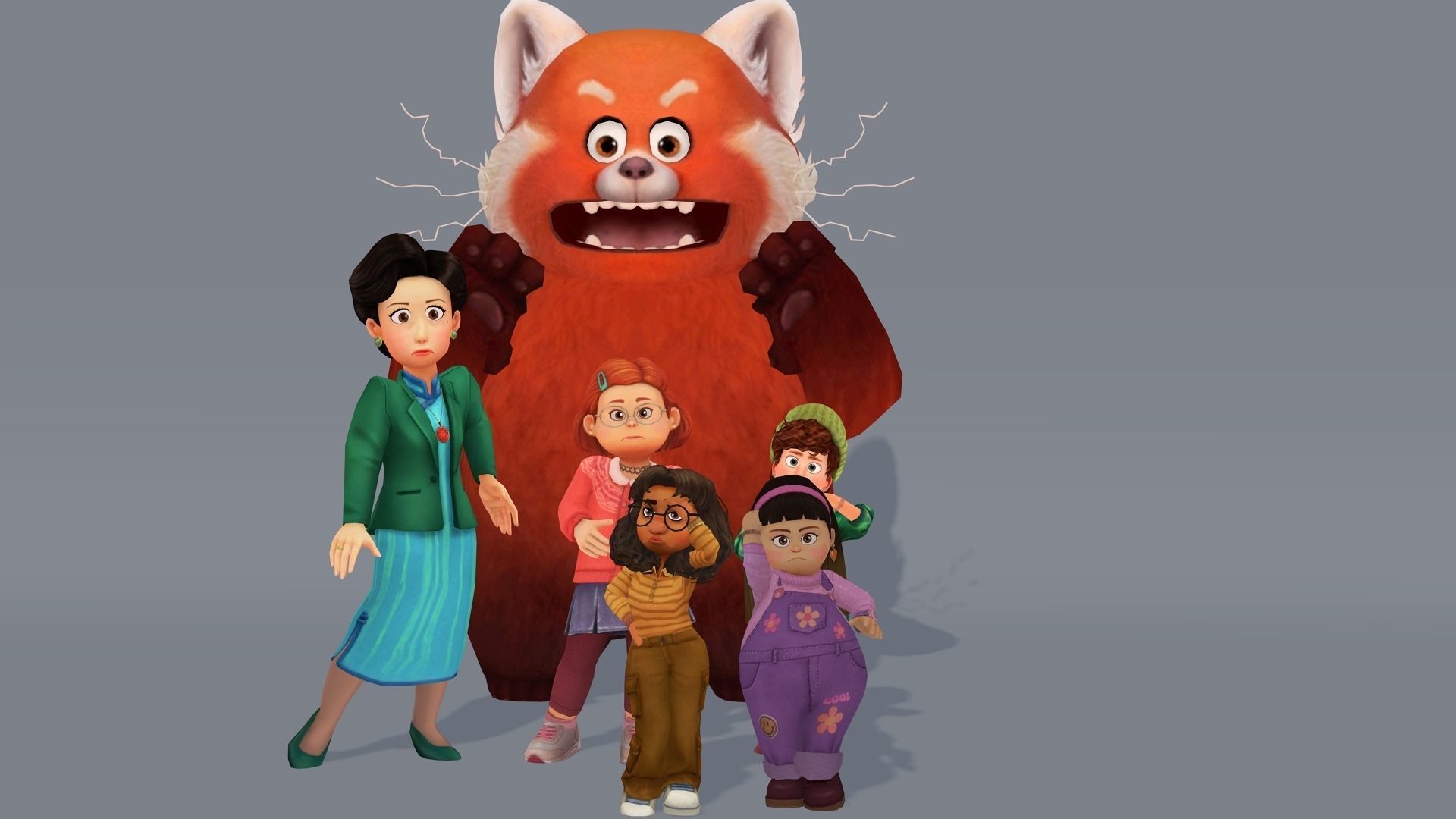 Turning Red Kit free VR / AR / low-poly 3D model rigged | CGTrader