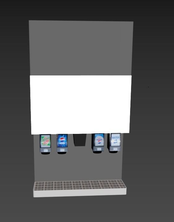 soda machine 3d 3D model | CGTrader