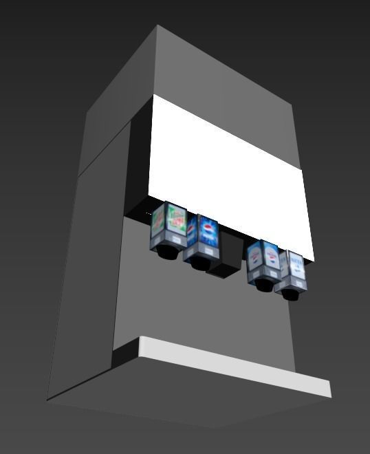 soda machine 3d 3D model | CGTrader