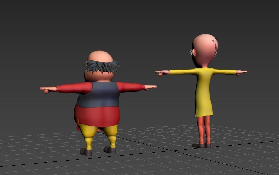 motu-patlu 3D model | CGTrader