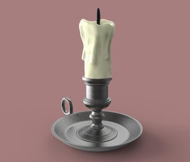 Candle Holder 3D model | CGTrader