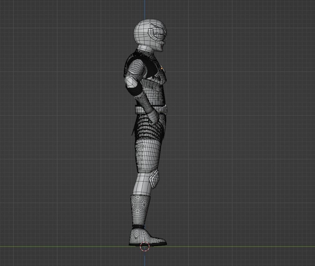Black Ranger - Mighty Morphin Power Rangers The Movie 3D model rigged ...