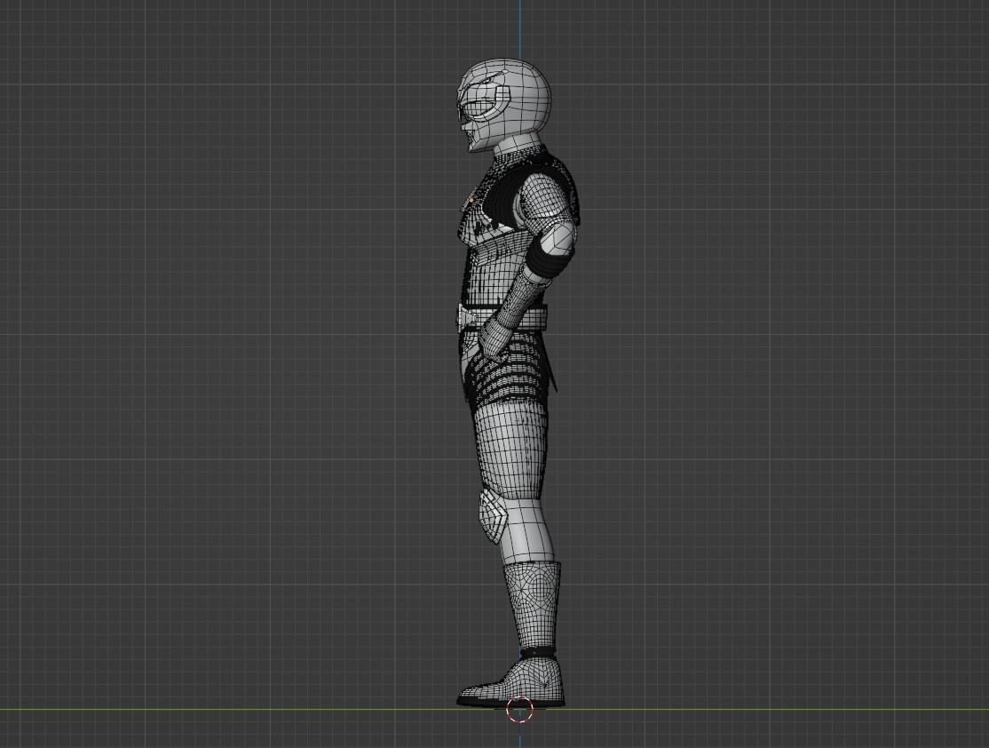 Black Ranger - Mighty Morphin Power Rangers The Movie 3D model rigged ...