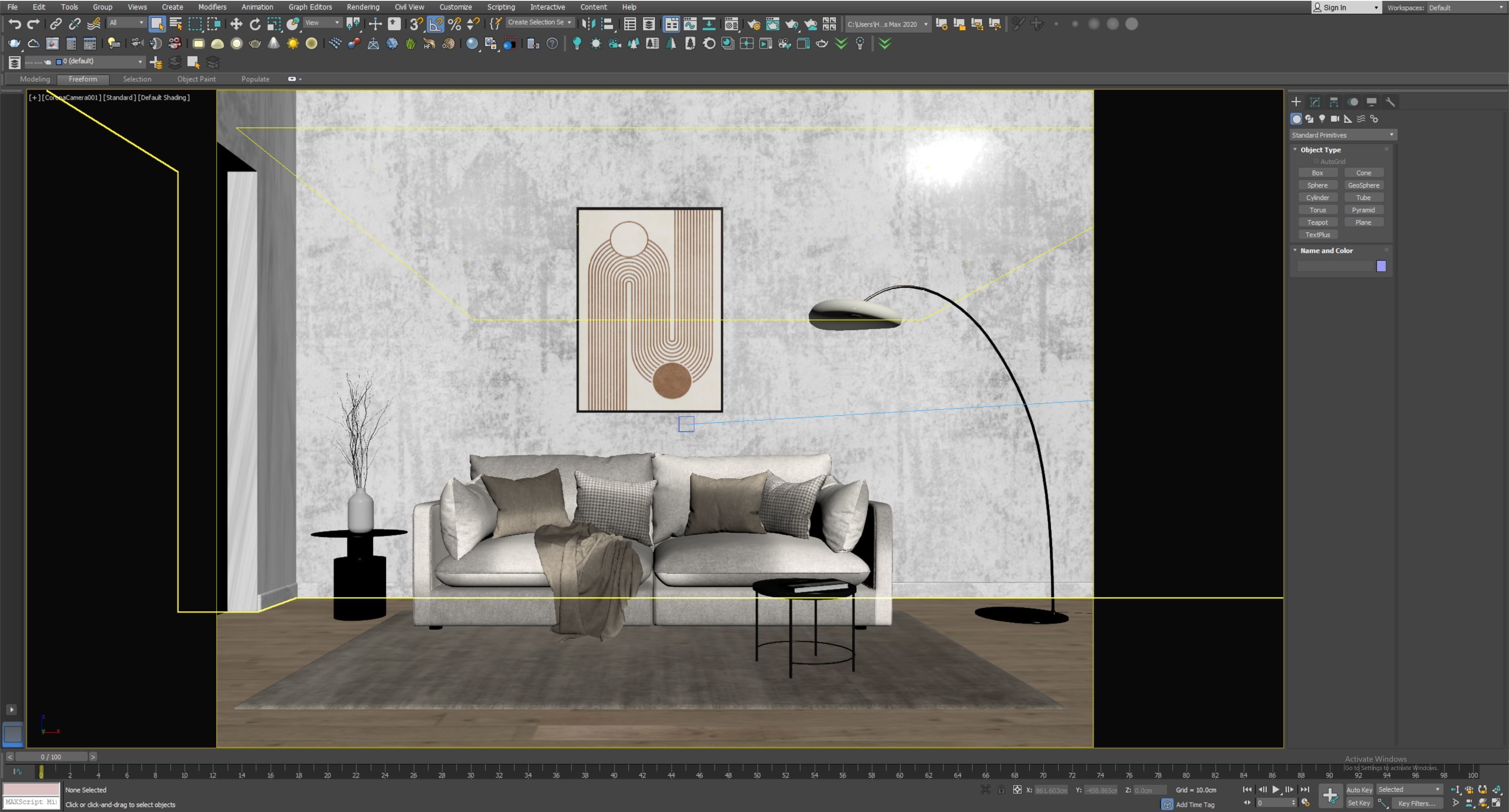 interior living room scene 35 3D model | CGTrader