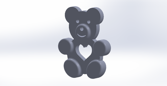 teddy bear 2 3D Model 3D printable STL | CGTrader.com