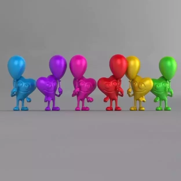 Feeling Light-Hearted free 3D model 3D printable | CGTrader