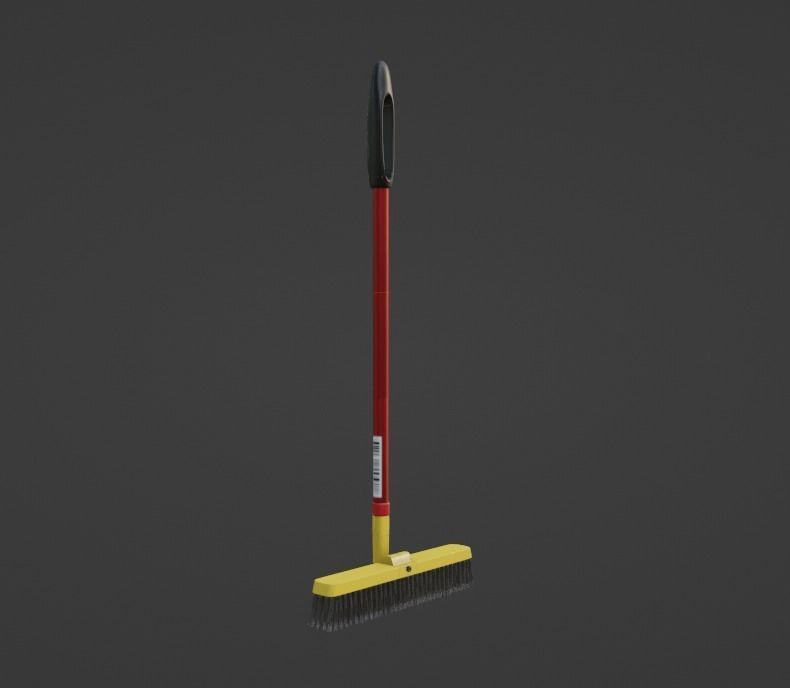 3D model Rubber Broom VR / AR / low-poly | CGTrader