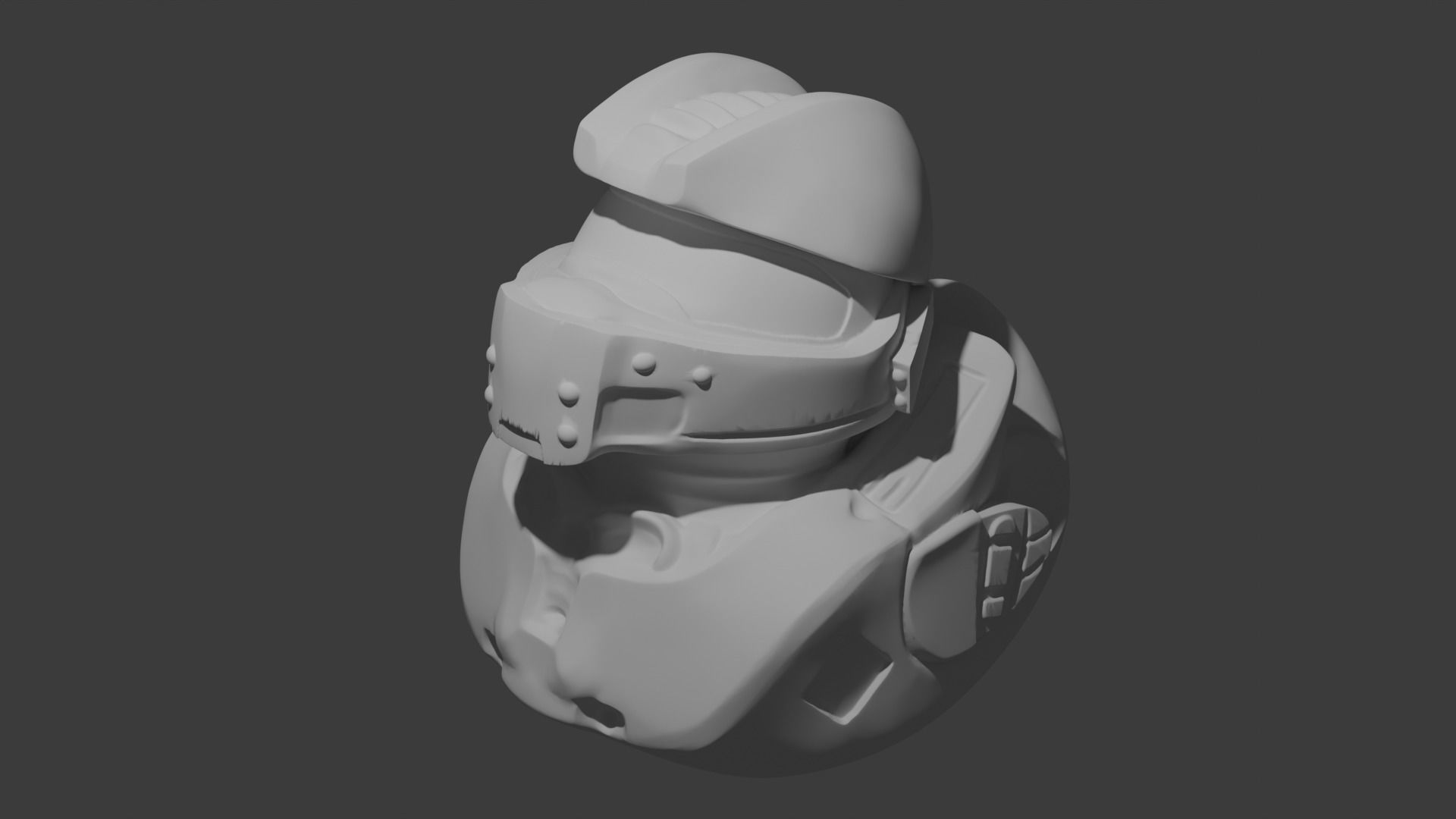 Master Chief Halo Rubber Duck 3D model 3D printable | CGTrader