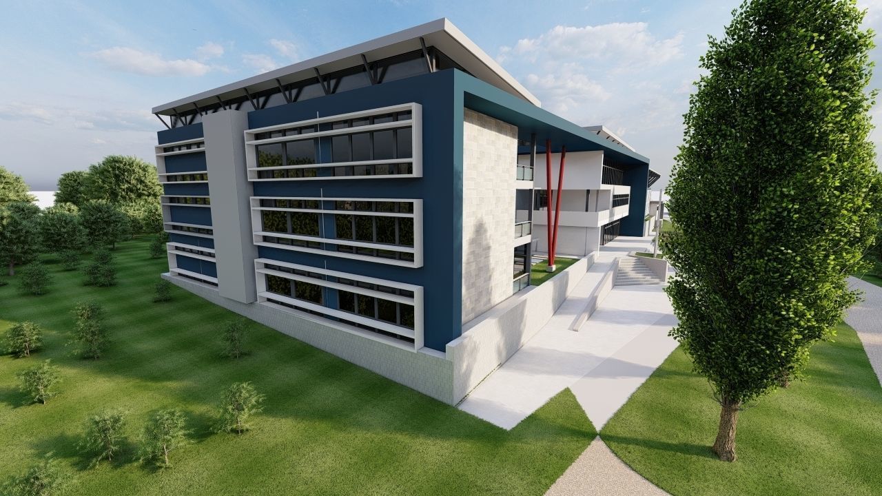 School-University- High School 3D model rigged | CGTrader