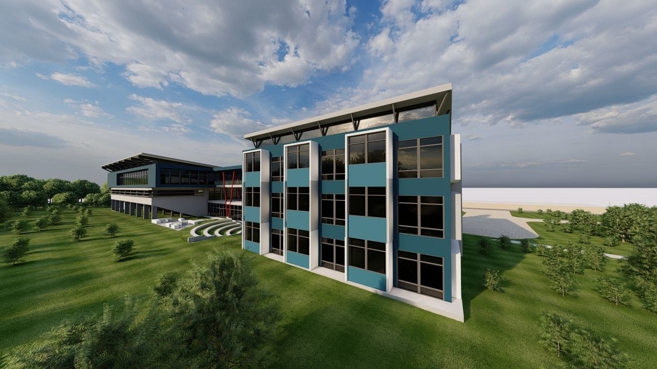 School-University- High School 3D model rigged | CGTrader
