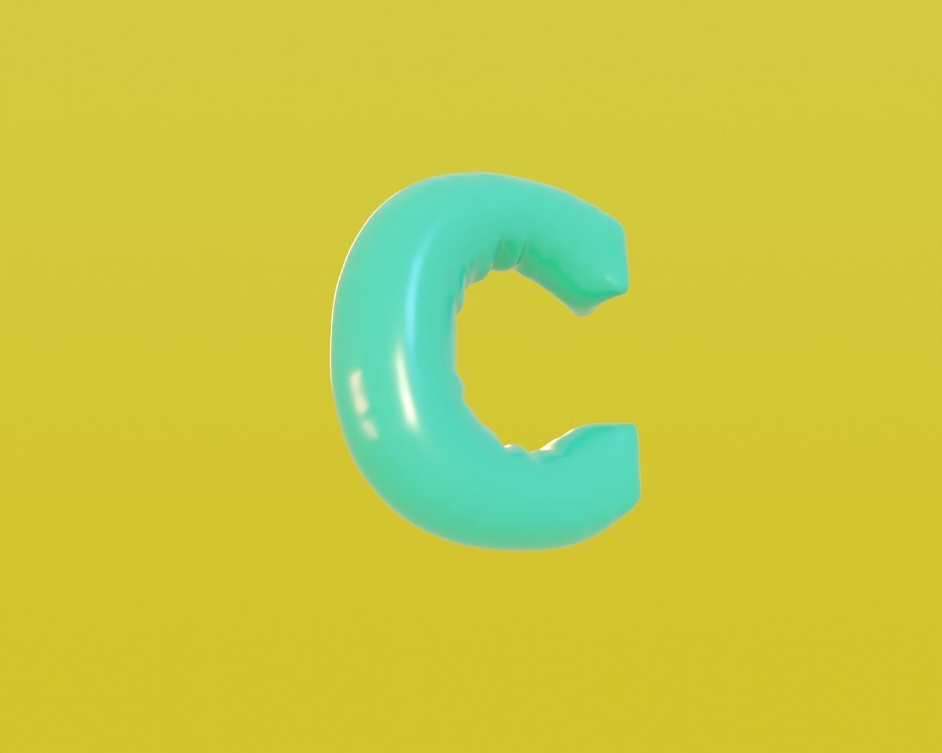 Alphabet Cartoon Balloon Letters 3D model | CGTrader
