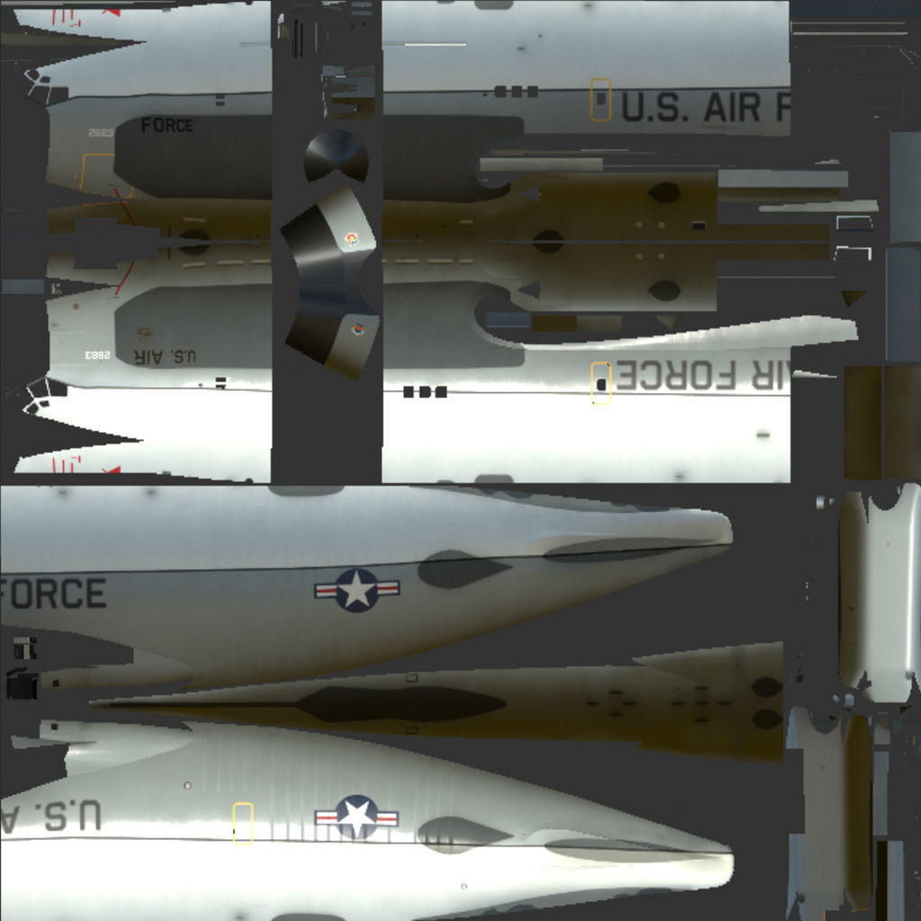 RC-135S Cobra Ball 3D model | CGTrader
