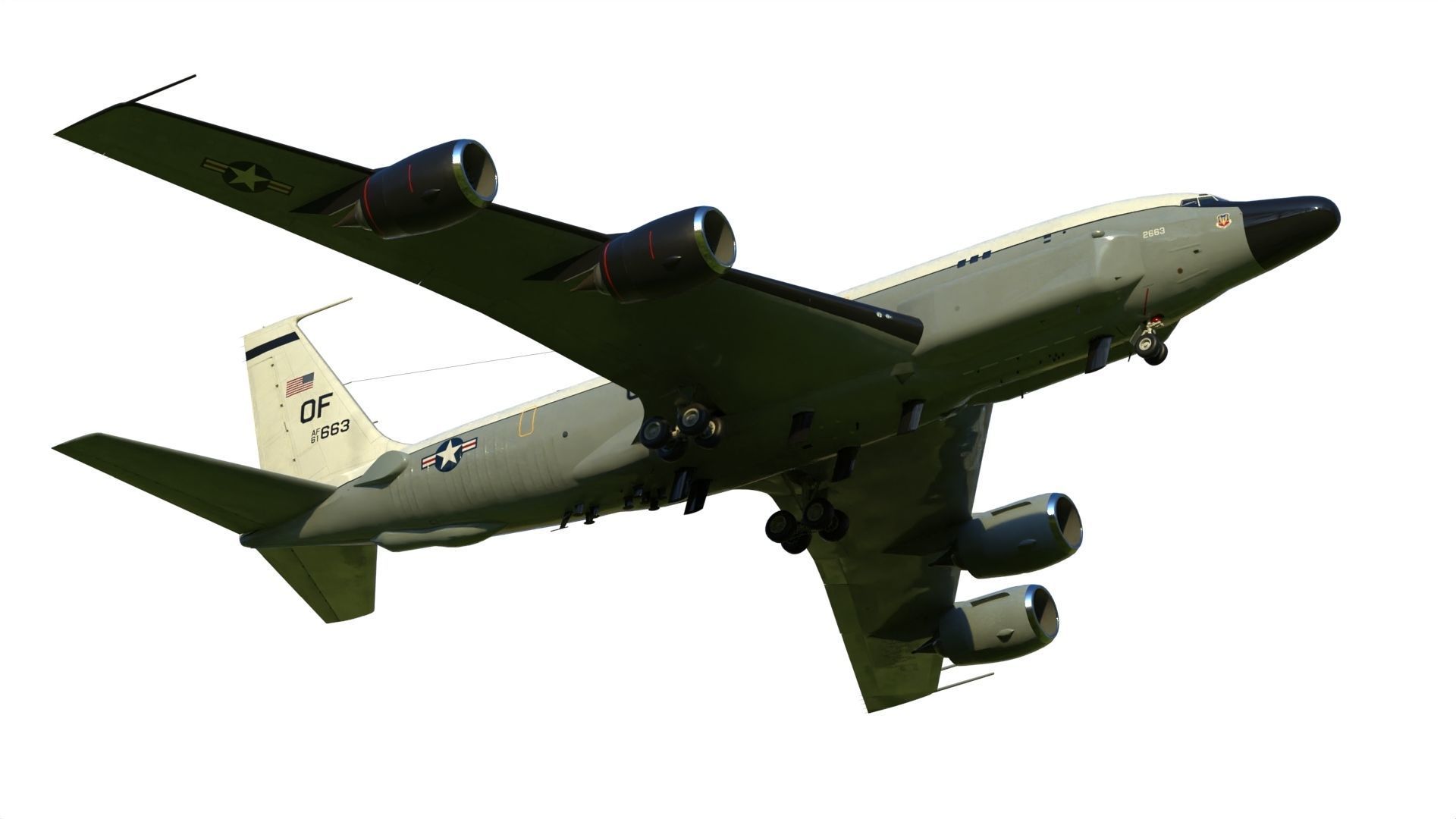 RC-135S Cobra Ball 3D model | CGTrader