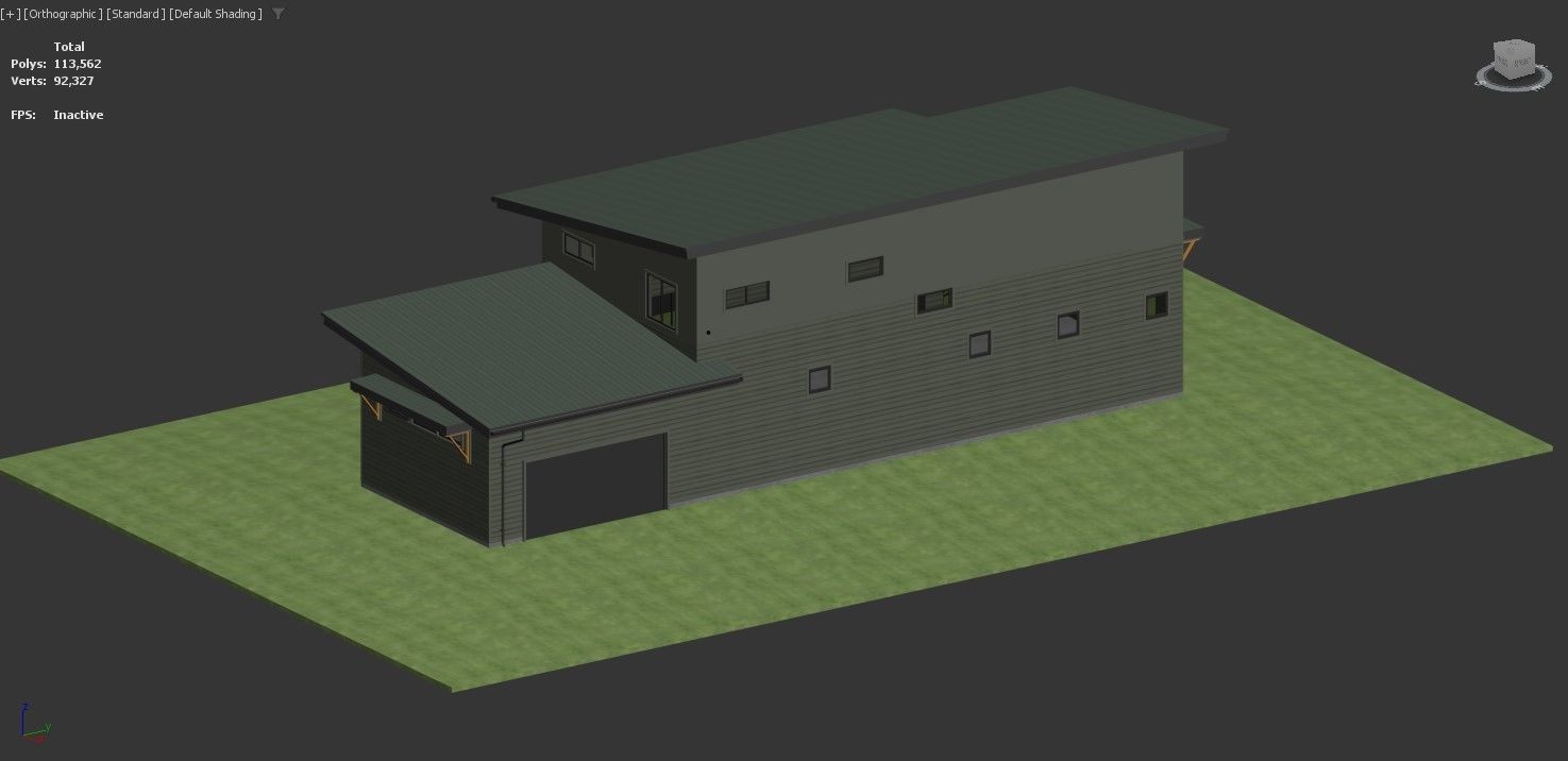 Contemporary Prefab Modular House 3D model | CGTrader