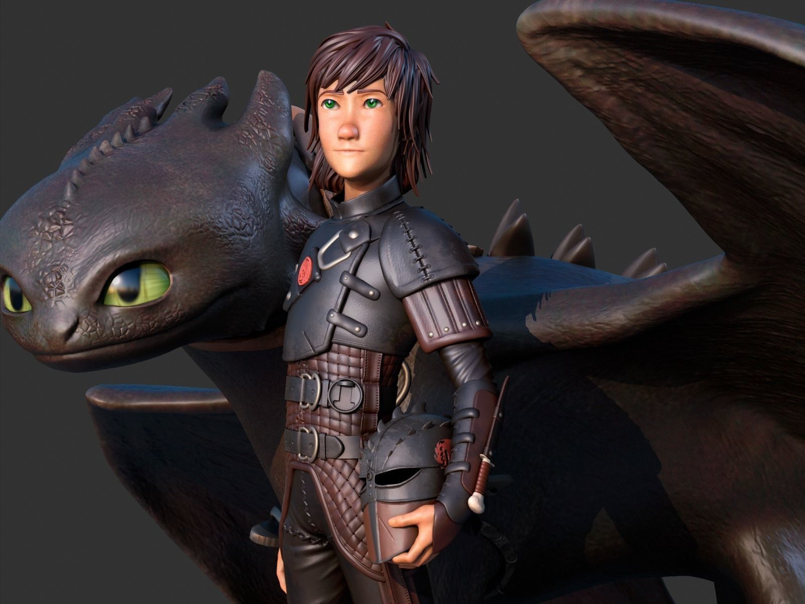 TOOTHLESS - HICCUP 3D PRINT 3D model 3D printable | CGTrader