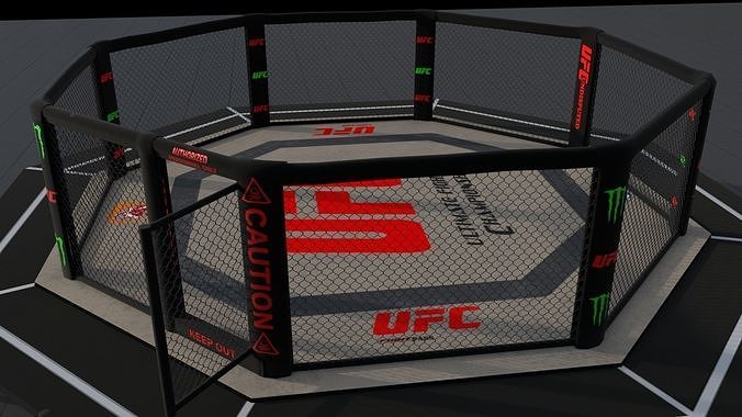 UFC MMA Fighting Arena 3D model | CGTrader