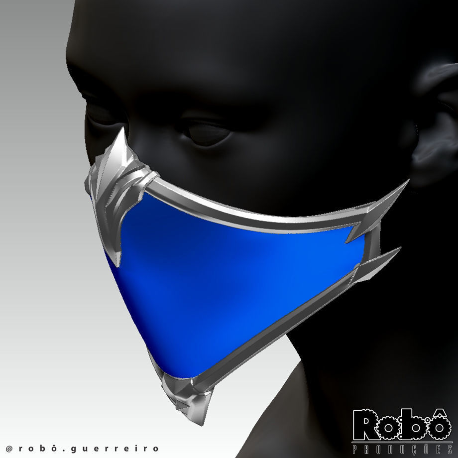 MORTAL KOMBAT 11 KITANA SKULL MASK COSPLAY - MK11 - 3D MODEL STL 3D ...