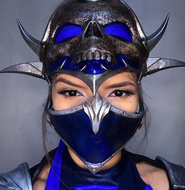 MORTAL KOMBAT 11 KITANA SKULL MASK COSPLAY - MK11 - 3D MODEL STL 3D ...