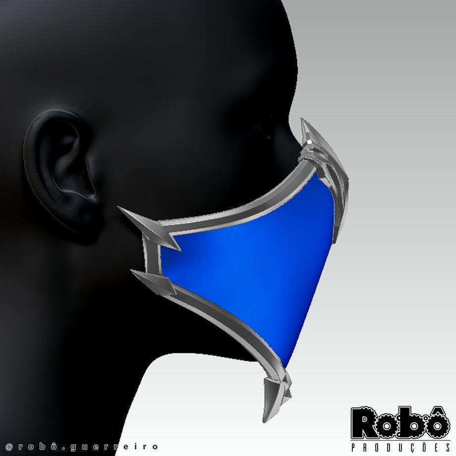 MORTAL KOMBAT 11 KITANA SKULL MASK COSPLAY - MK11 - 3D MODEL STL 3D ...