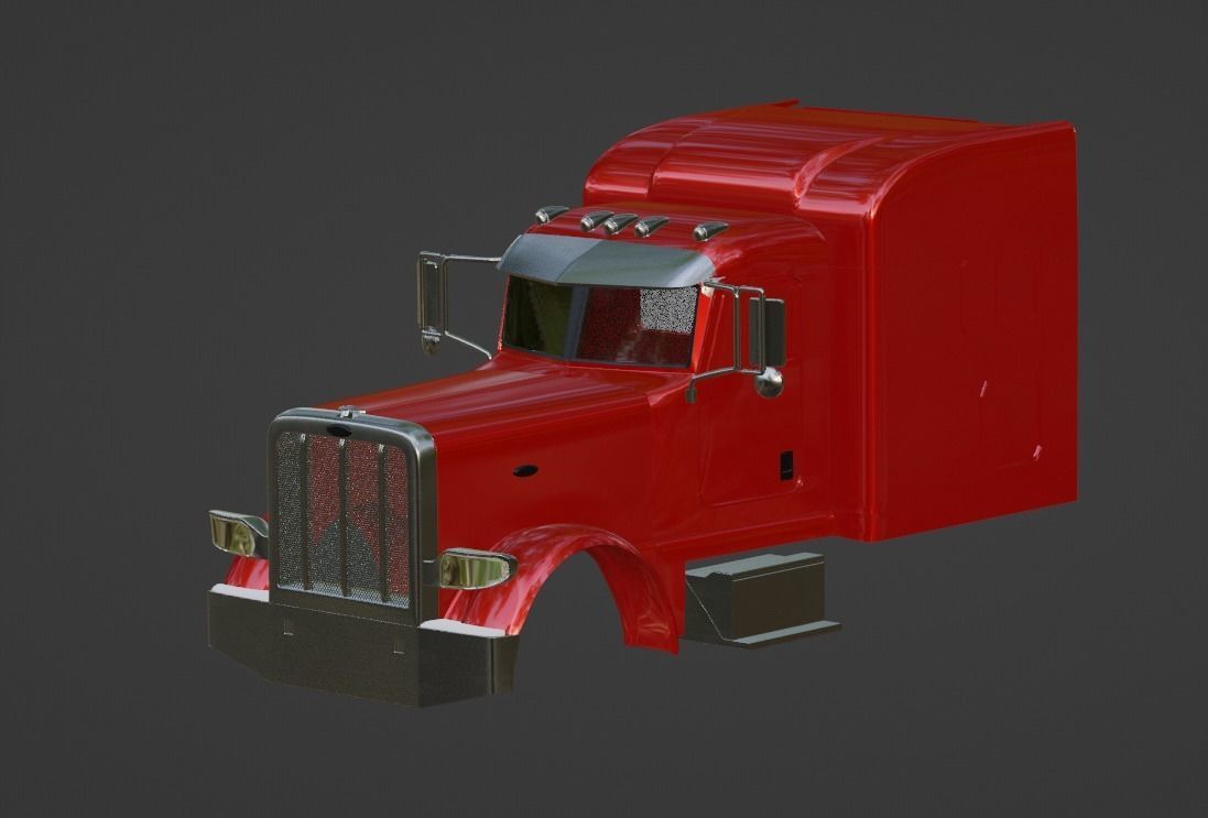2020 PETERBILT 389 truck 3D model 3D printable | CGTrader