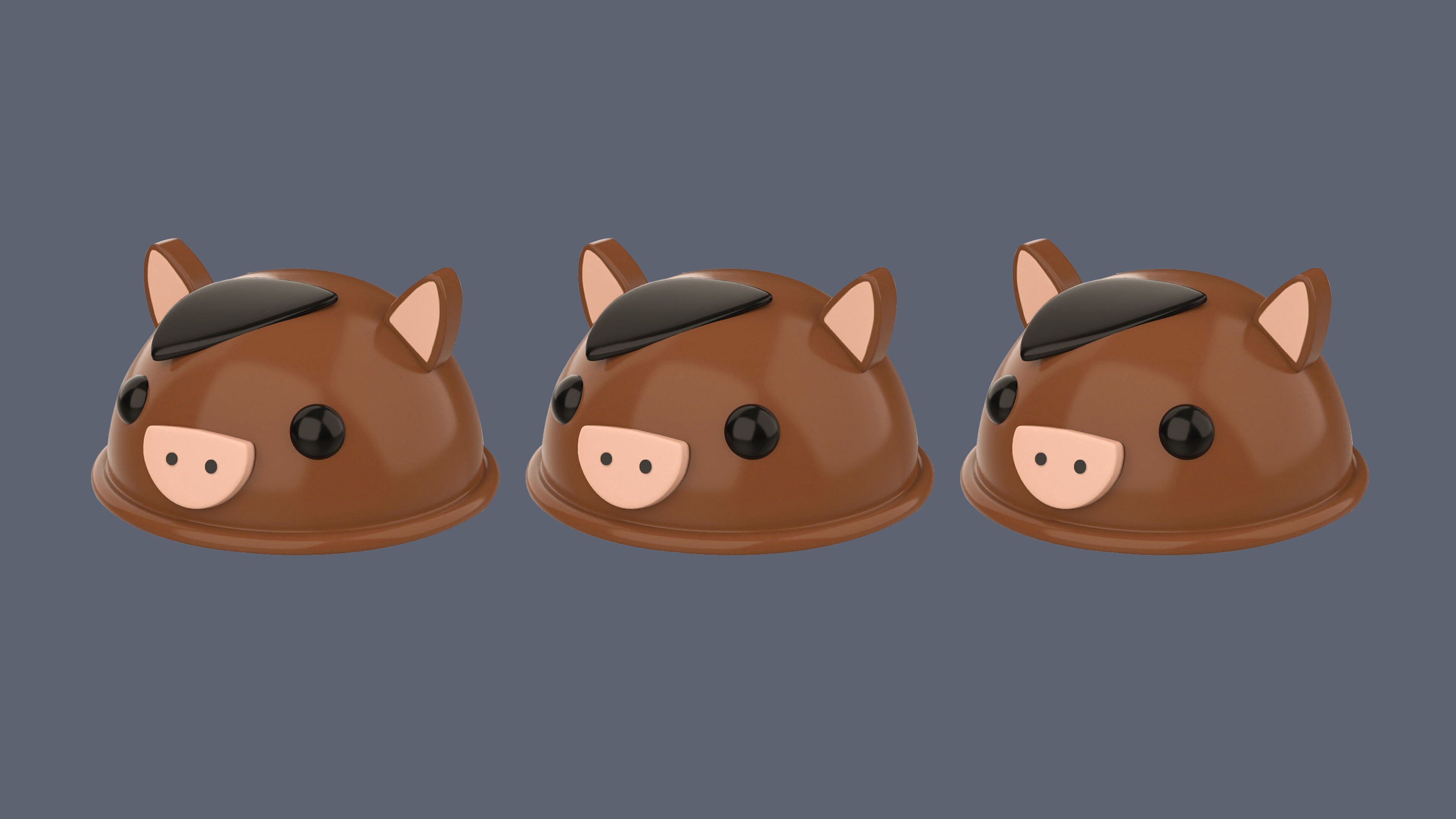 3D model Cartoon Animal Hat Cute Pack 01 VR / AR / low-poly | CGTrader