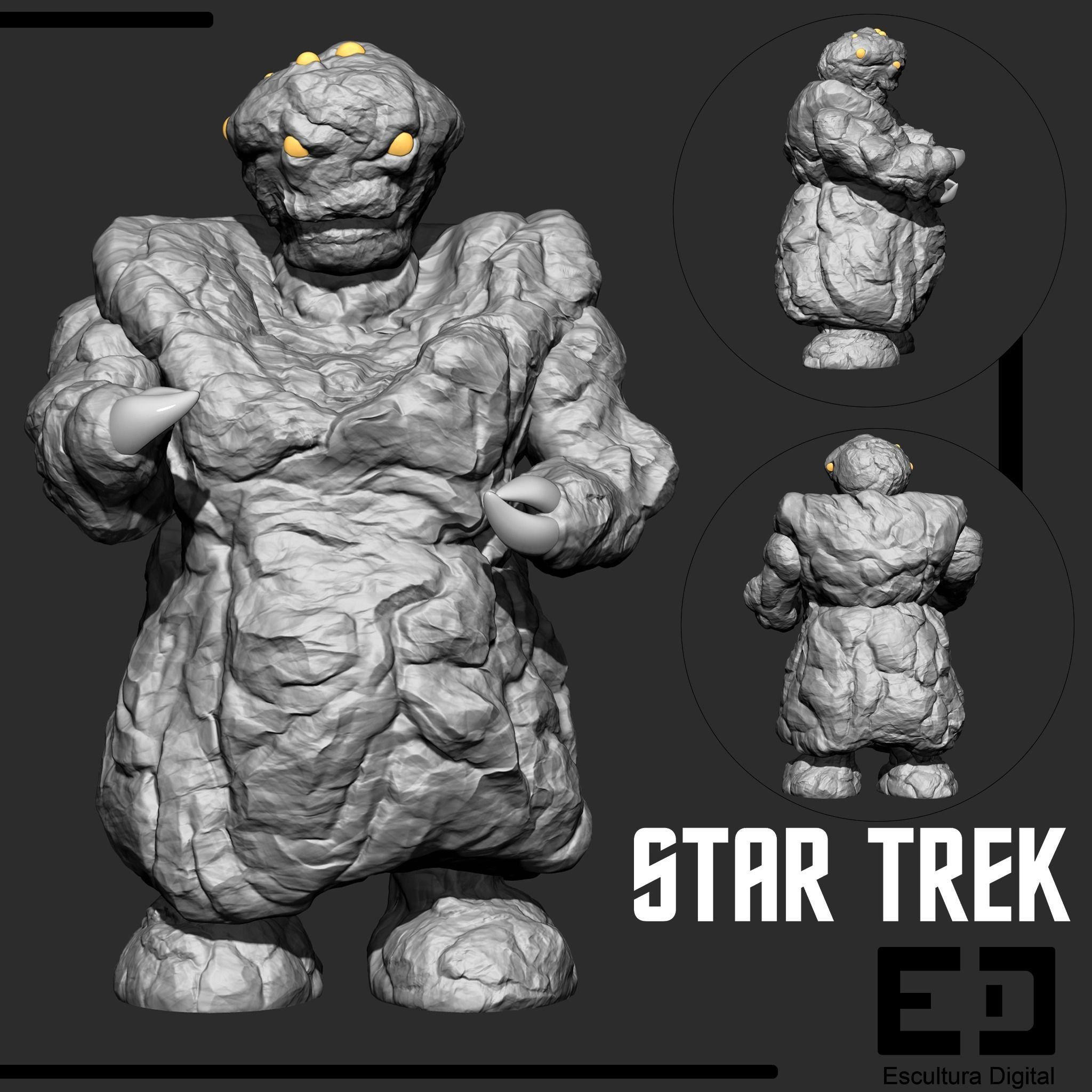 Yarnek - star trek 3D model 3D printable | CGTrader