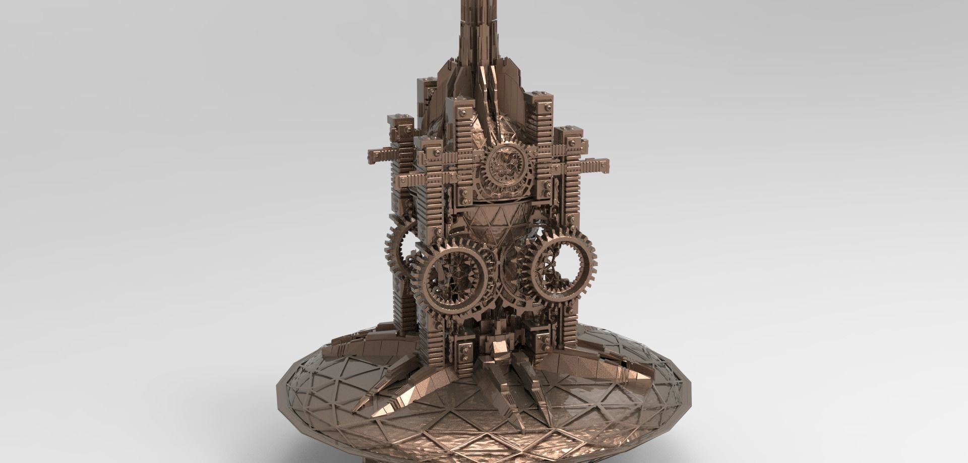 Sci fi Brazil Future Time wheels 3D model | CGTrader