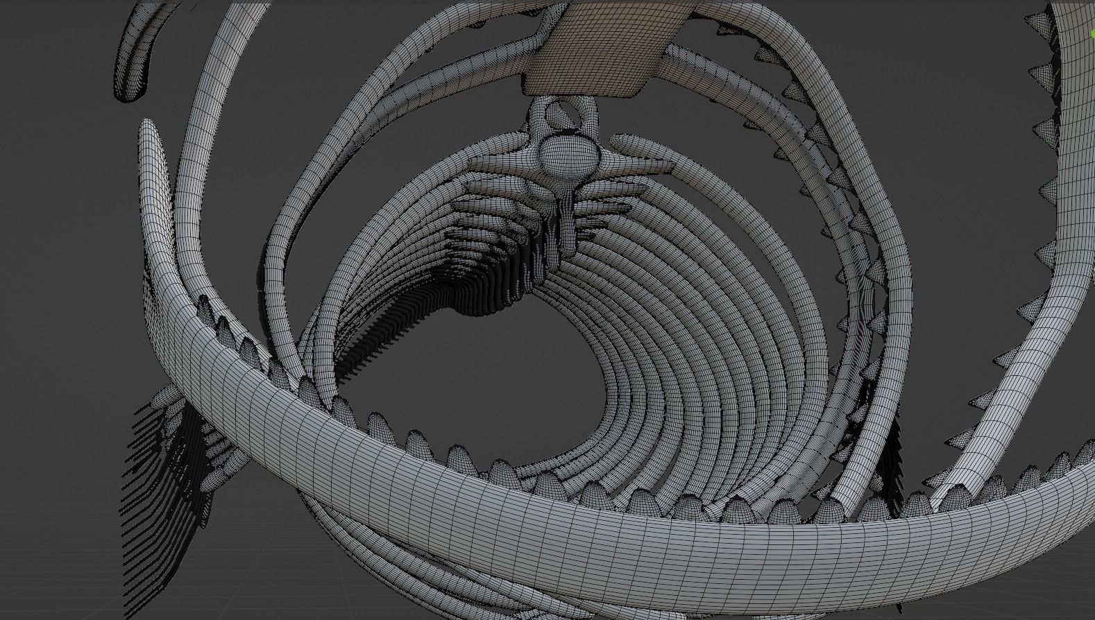 3D model bloop sea monster Skeleton VR / AR / low-poly | CGTrader