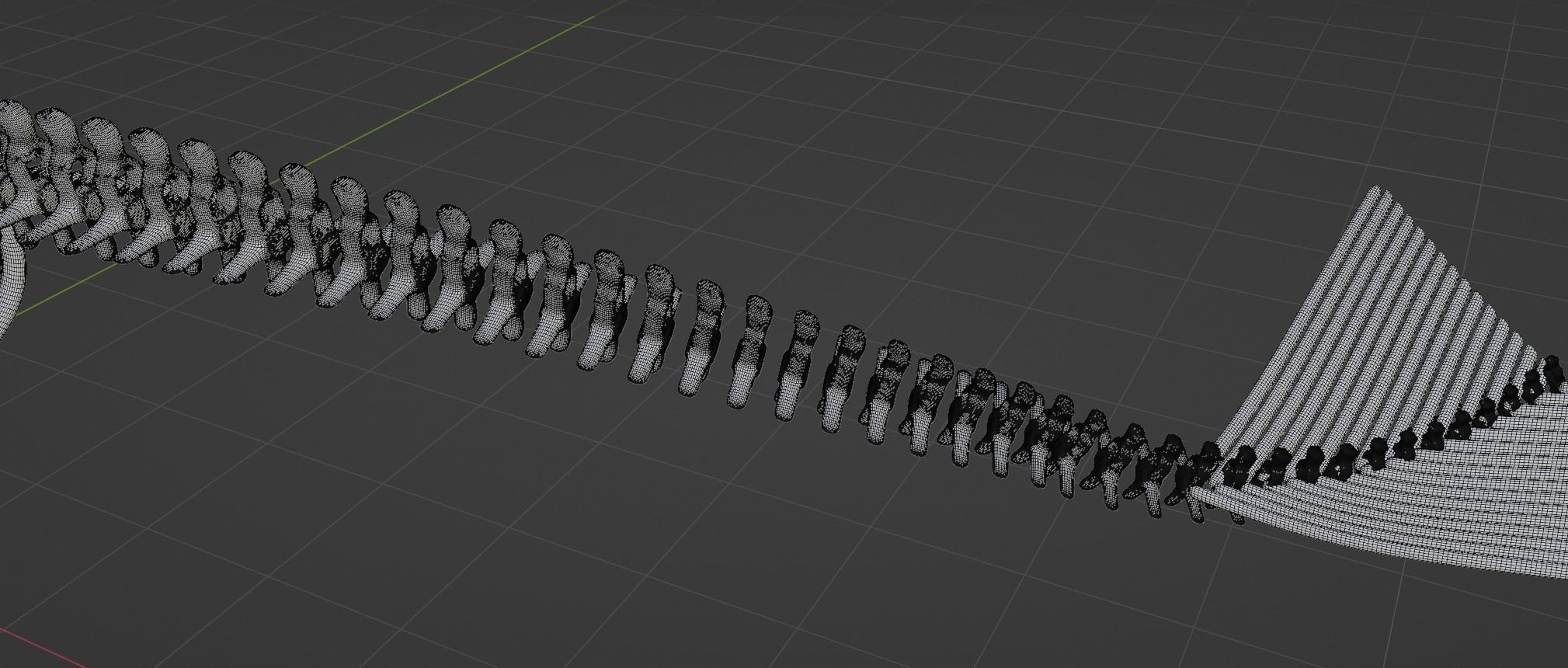 3D model bloop sea monster Skeleton VR / AR / low-poly | CGTrader